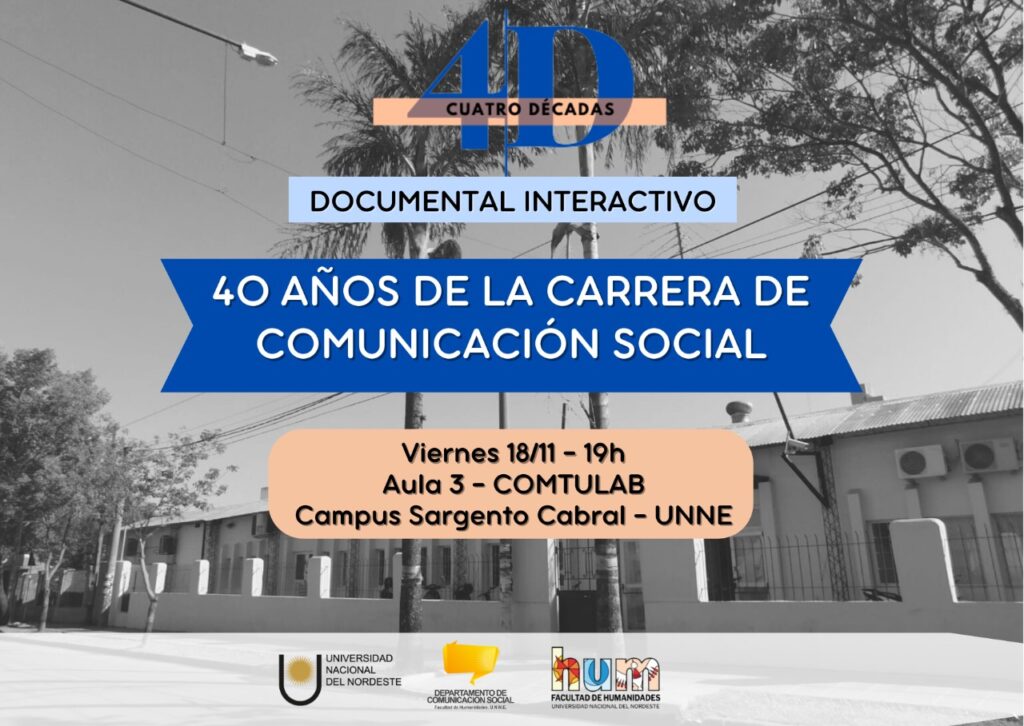 Estrenarán un documental web sobre la historia de la carrera de Comunicación Social | Medios Unne