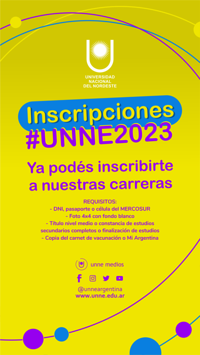 Comenzó el período de inscripción para estudiar en la UNNE en 2023 | Medios Unne